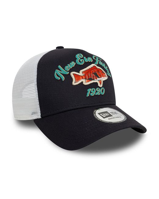 KTZ New Era Fishing Red Snapper 9forty A-frame Trucker Adjustable Cap ...