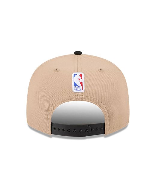 KTZ Miami Heat Nba Draft 2024 Beige 9fifty Snapback Cap in Brown for ...