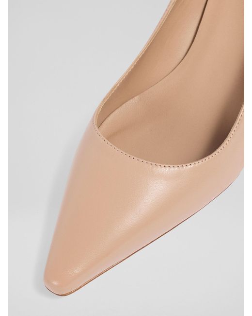 LK Bennett Ava New Signature Trench Nappa Leather Court in Pink | Lyst