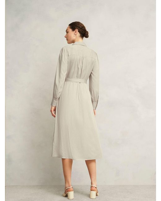 Hobbs Eleanor Dress in Natural | Lyst