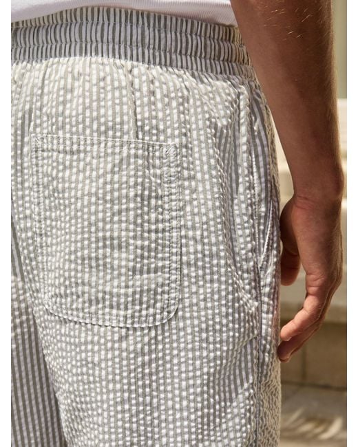 Next Jersey Seersucker Stripe Shorts for Men | Lyst