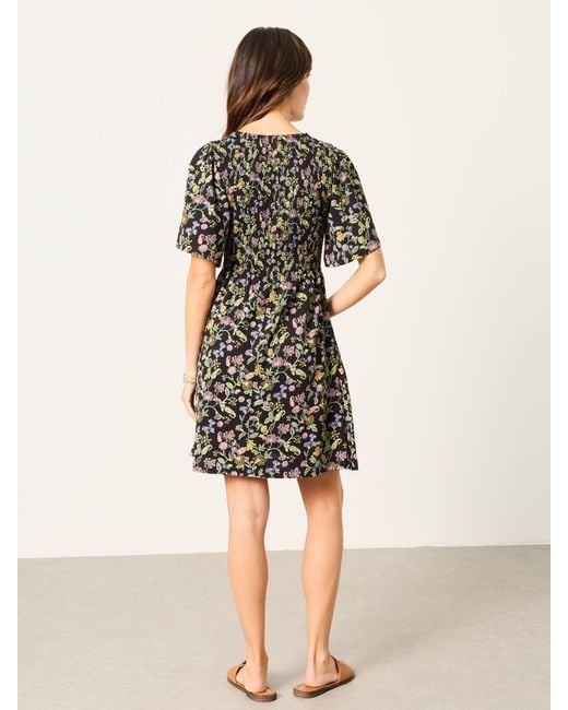 FatFace Fatface Petite Emma Floral Jersey Dress in Natural | Lyst UK