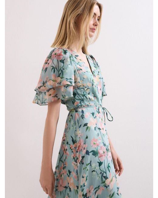 Phase Eight Floral Dress in Blue | Lyst