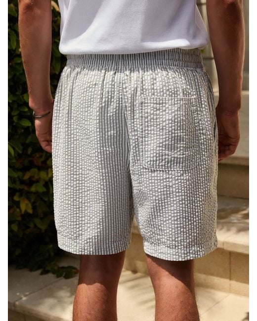 Next Jersey Seersucker Stripe Shorts for Men | Lyst