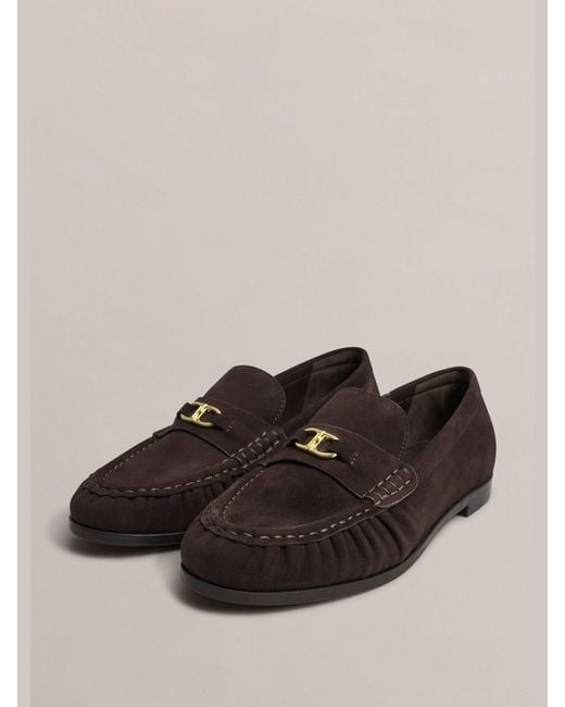 Hobbs Alana Suede Loafers | Lyst