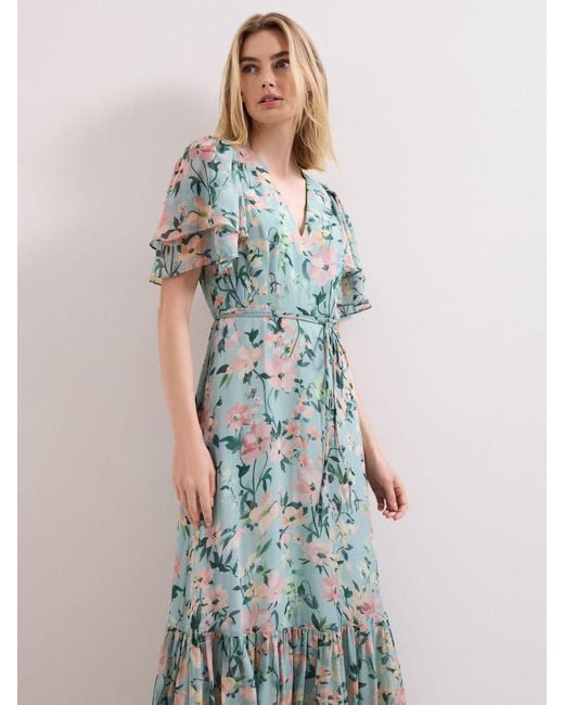 Phase Eight Floral Dress in Blue | Lyst