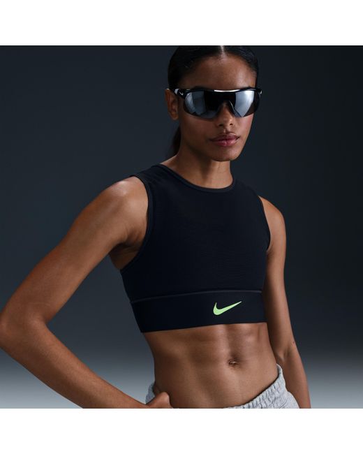 Nike F.C. Barcelona Third Football Layered Sports Bra in Blue | Lyst UK