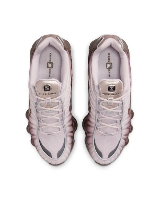 Nike Shox Tl Shoes in Brown | Lyst