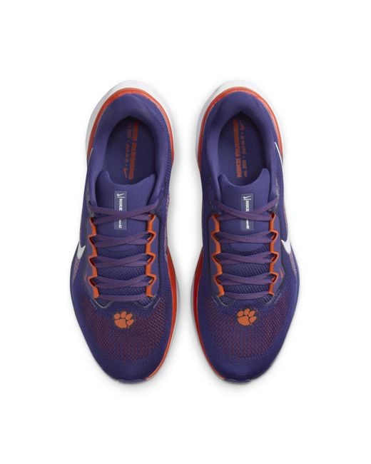 Nike Clemson Pegasus 41 College Road Running Shoes in Blue for Men | Lyst