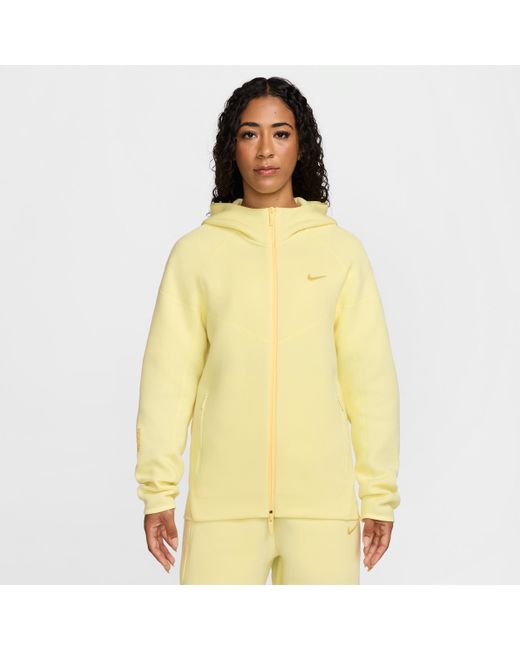 Nike Nocta Tech Fleece Full-Zip Hoodie in Yellow for Men | Lyst UK