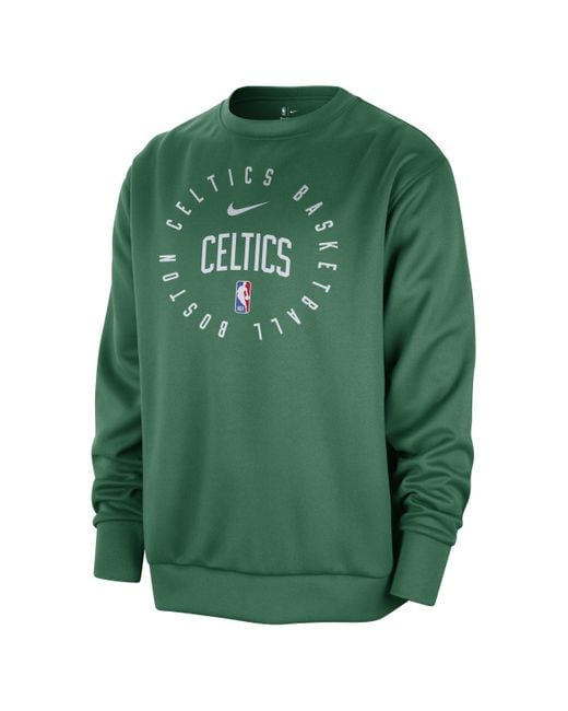 Nike Boston Celtics Spotlight Dri-fit Nba Crew-neck Sweatshirt in Green ...