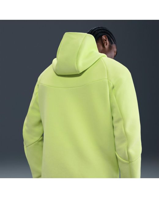 Nike Tech Full-Zip Windrunner Hoodie in Yellow for Men | Lyst
