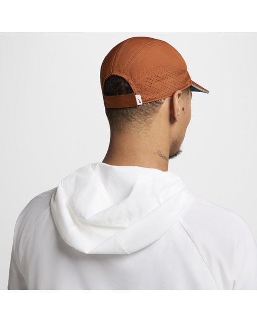 Nike Dri-fit Adv Fly Unstructured Reflective Cap in White | Lyst