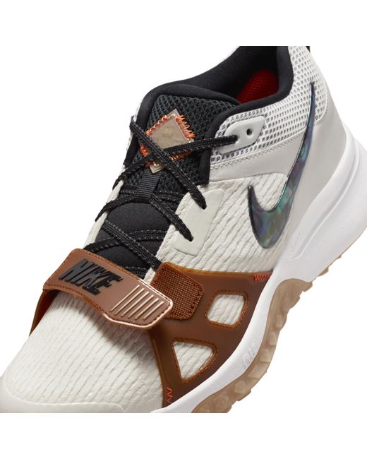 Nike Diamond Elite Turf Baseball Shoes in White for Men | Lyst