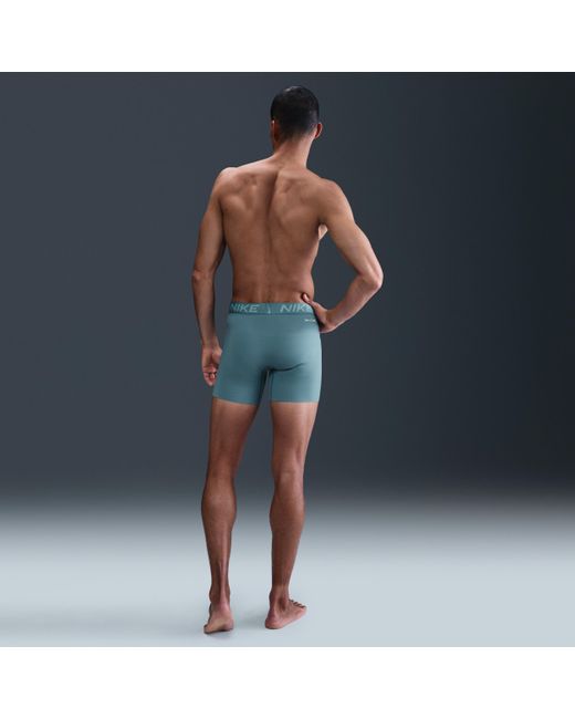 Nike Elite Micro Dri-Fit Adv Boxer Briefs in Blue for Men | Lyst