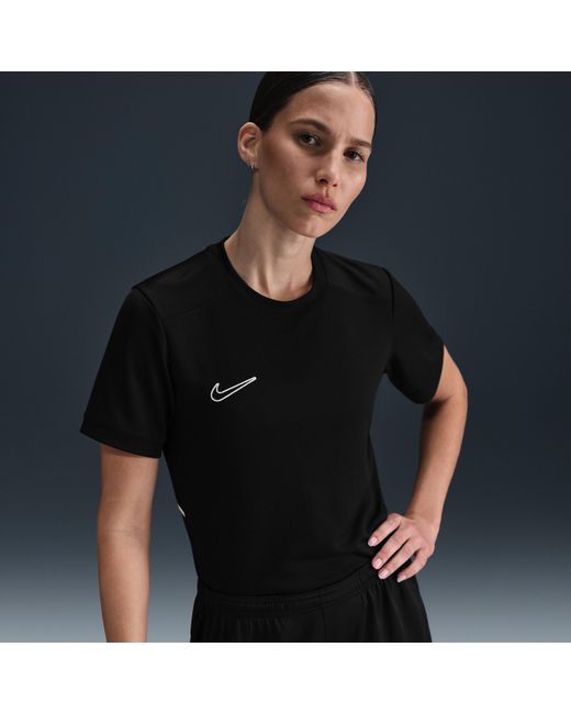 Nike Academy Dri-Fit Football Top in Black | Lyst