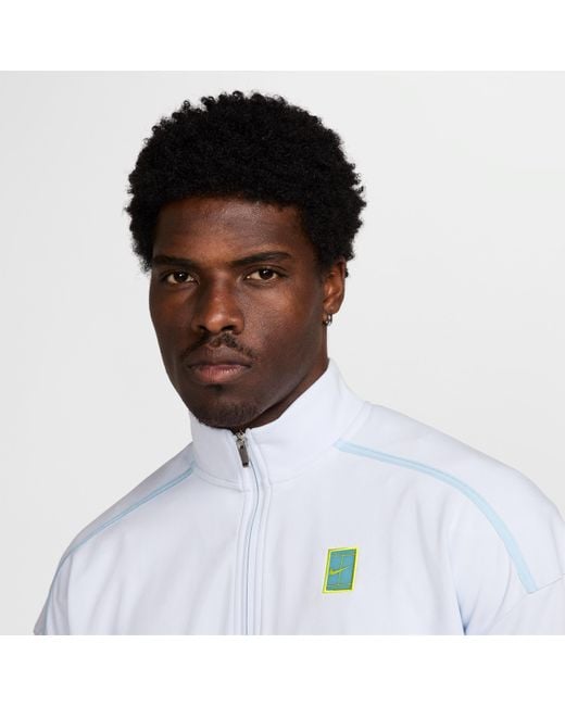 Nike Court Heritage Tennis Jacket in White for Men | Lyst