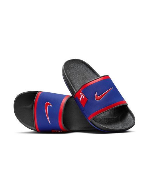 Nike Offcourt (Texas Rangers) Offcourt Slides in Blue for Men | Lyst