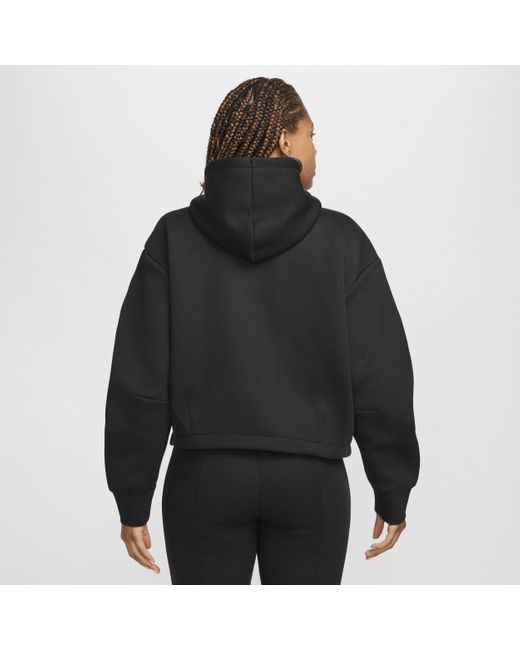 Nike Sportswear Tech Fleece Oversized Hoodie in Black | Lyst