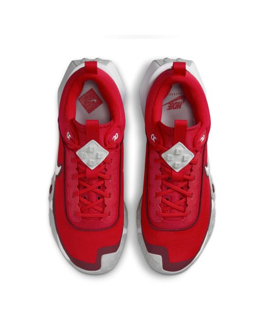 Nike Air Diamond Varsity Turf Baseball Shoes in Red for Men | Lyst
