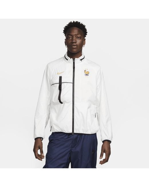 Nike Fff Football Halo Jacket 50% Recycled Polyester in White for Men ...