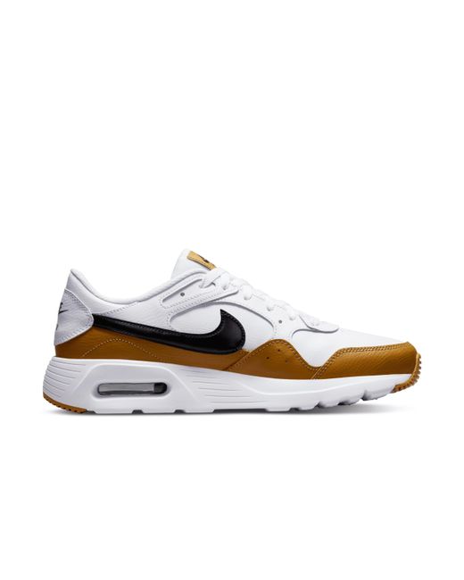 Nike Air Max Sc Leather Shoes in White for Men | Lyst