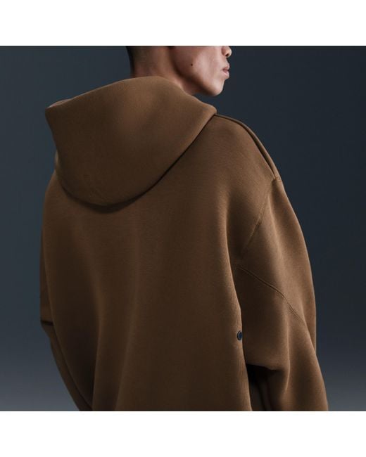 Nike Tech Fleece Oversized Hoodie in Green for Men | Lyst