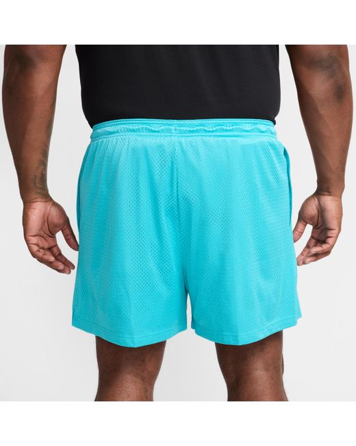 Nike Dri-Fit 5" Mesh Basketball Shorts in Blue for Men | Lyst