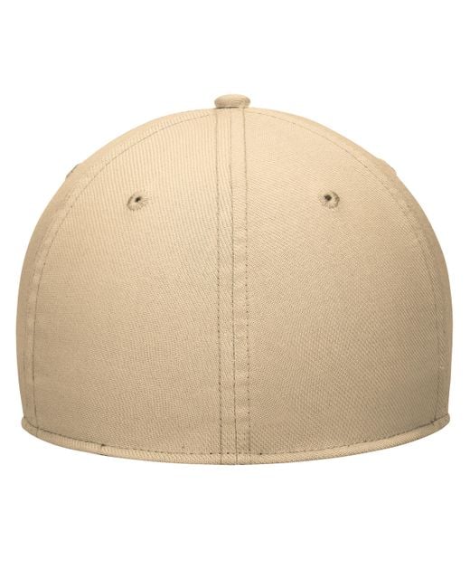 Nike Rise Baseball Swoosh Flex Cap in Natural | Lyst