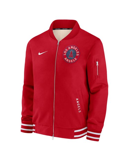 Nike Los Angeles Angels Authentic Collection City Connect Mlb Full-Zip ...