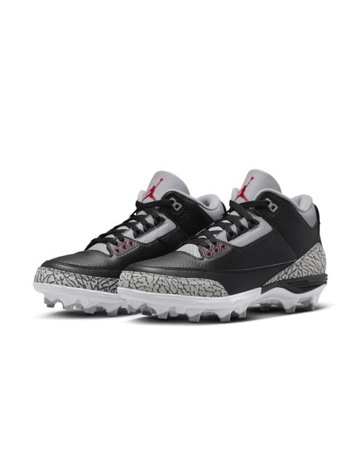 Nike 3 Mid Td Football Cleats in Black for Men | Lyst