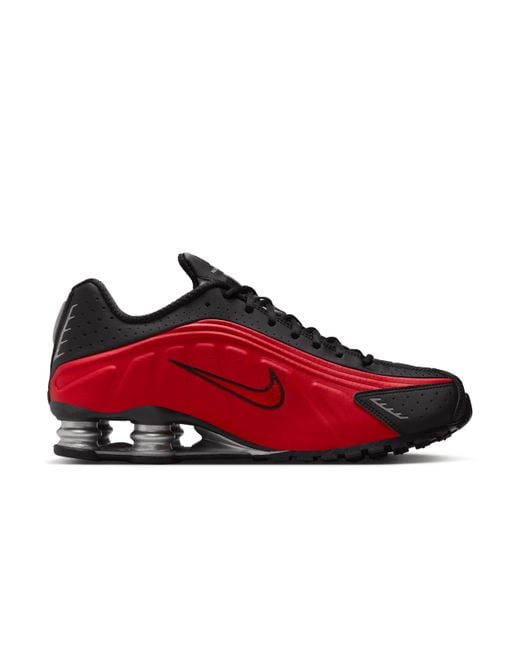 Nike Shox R4 Shoes in Red for Men | Lyst