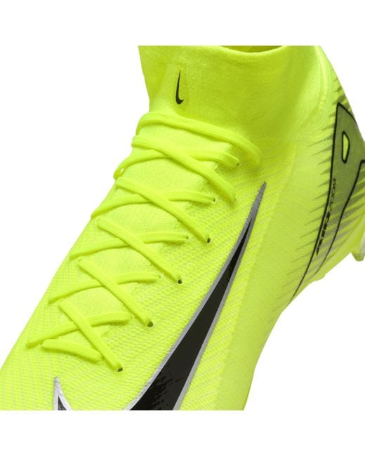 Nike Mercurial Superfly 10 Pro Fg High-Top Football Boot in Yellow for ...