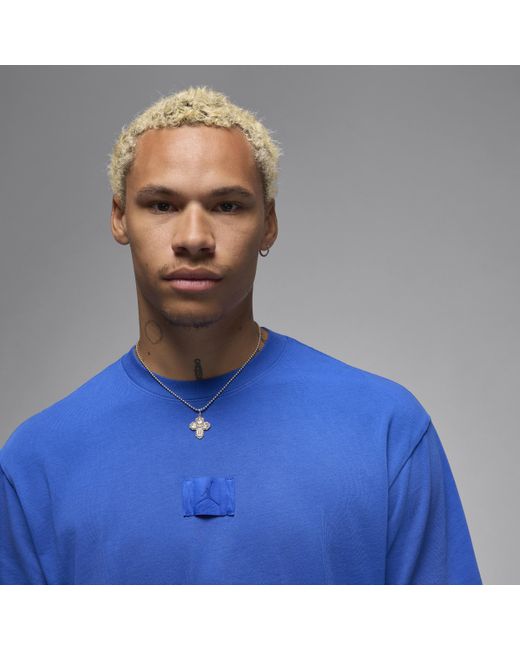 Nike Flight Essentials 85 Washed T-Shirt in Blue for Men | Lyst