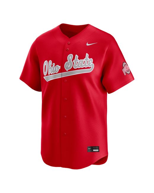 Nike Ohio State Buckeyes College Limited Baseball Jersey in Red for Men ...