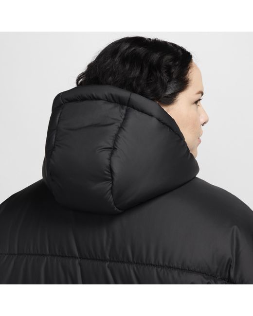 Nike Sportswear Classic Puffer Therma-fit Loose Parka (plus Size) in Black | Lyst