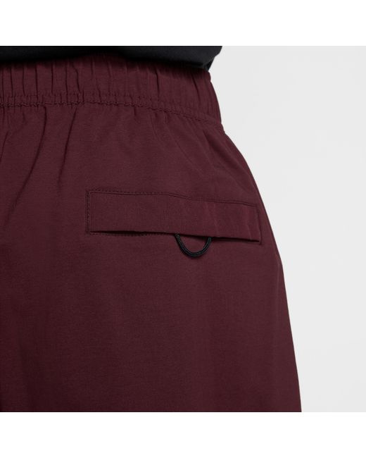 Nike Tech Woven Oversized Pants in Red for Men | Lyst