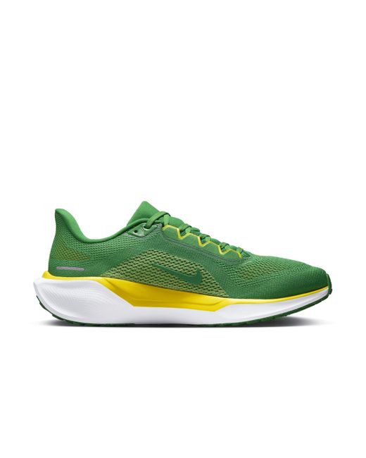 Nike Oregon Pegasus 41 College Road Running Shoes in Green for Men | Lyst