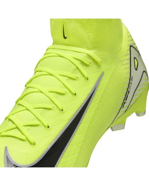 Nike Mercurial Superfly 10 Pro Ag-Pro High-Top Soccer Cleats in Yellow ...