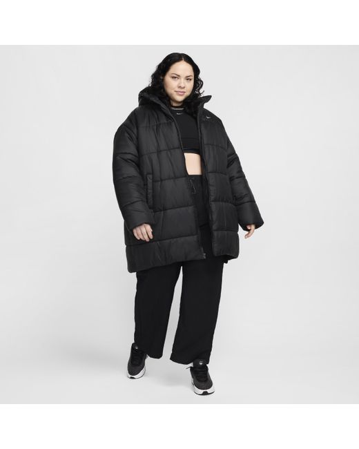Nike Sportswear Classic Puffer Therma-fit Loose Parka (plus Size) in Black | Lyst