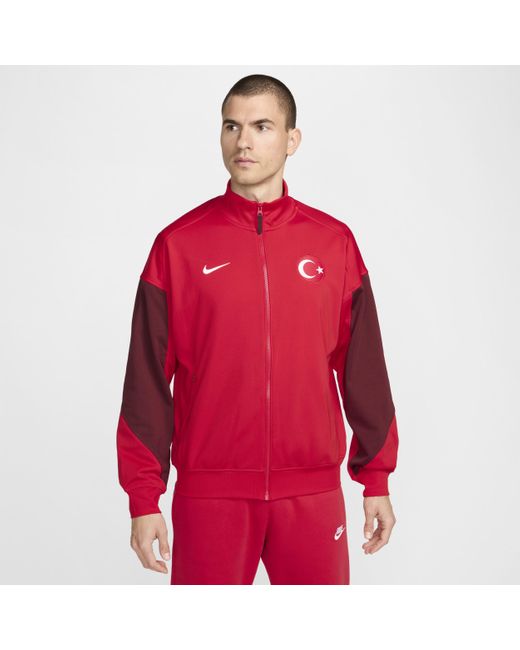 Nike Türkiye Academy Pro Football Jacket in Red for Men | Lyst UK
