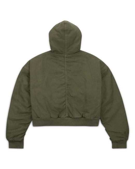 Nike X Travis Scott Hooded Canvas Jacket in Green | Lyst