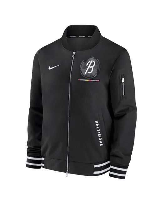 Nike Baltimore Orioles Authentic Collection City Connect Mlb Full-Zip ...