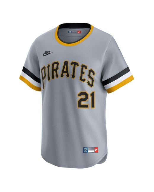 Nike Roberto Clemente Pittsburgh Pirates Cooperstown Dri-Fit Adv Mlb ...
