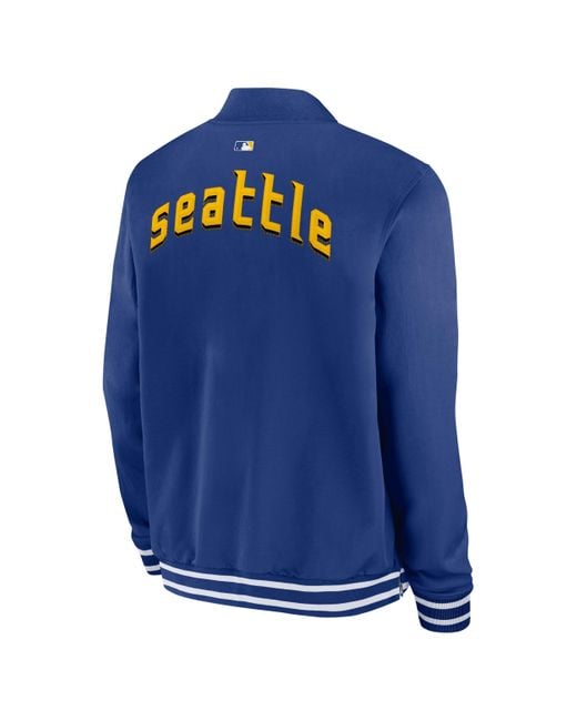 Nike Seattle Mariners Authentic Collection City Connect Mlb Full-Zip ...