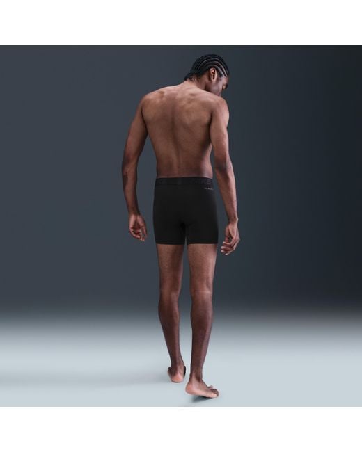 Nike Elite Micro Dri-Fit Adv Boxer Briefs in Blue for Men | Lyst