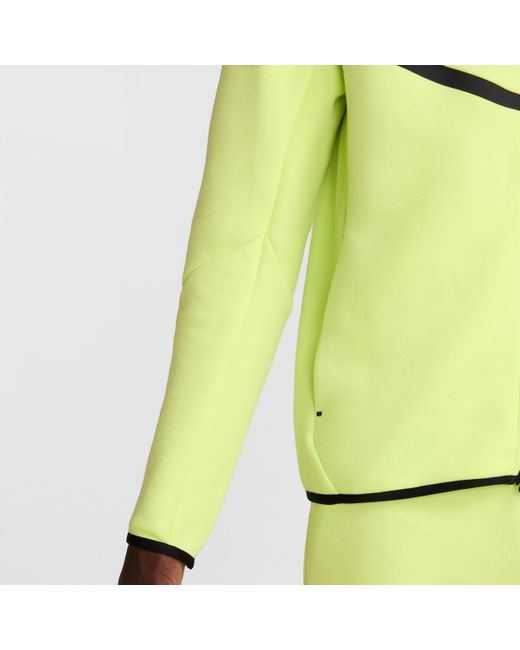 Nike Tech Full-Zip Windrunner Hoodie in Yellow for Men | Lyst