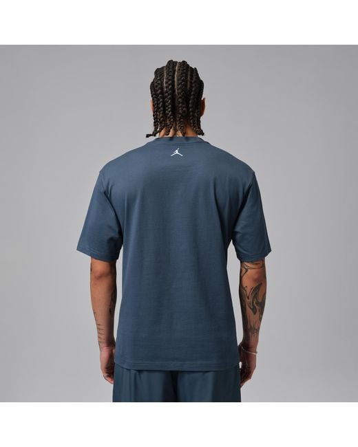 Nike Graphic T-Shirt in Blue for Men | Lyst