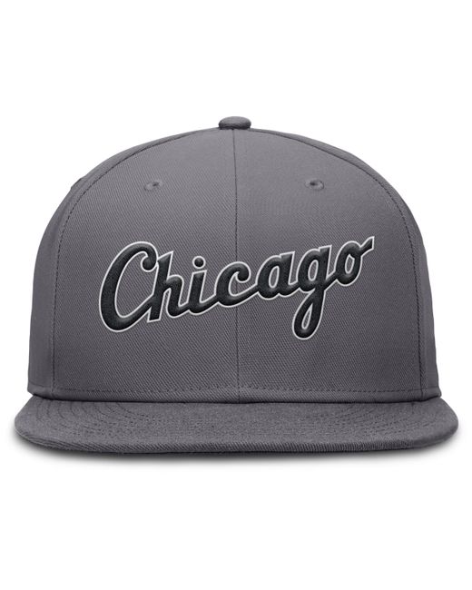 Nike Chicago Sox True Dri-Fit Mlb Fitted Hat in Gray for Men | Lyst