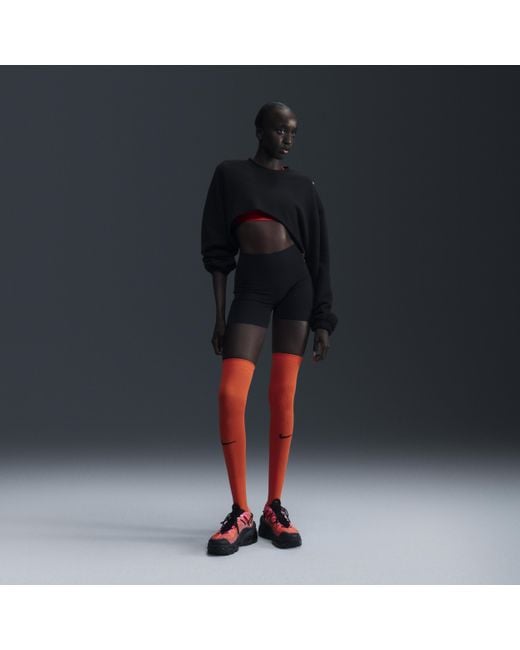 Nike Sportswear Oversized French Terry Shrug in Blue | Lyst